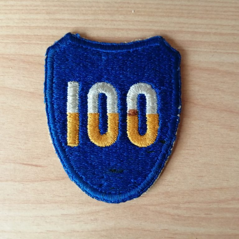 100° INFANTRY DIVISION standard – Militaria Jeep 35