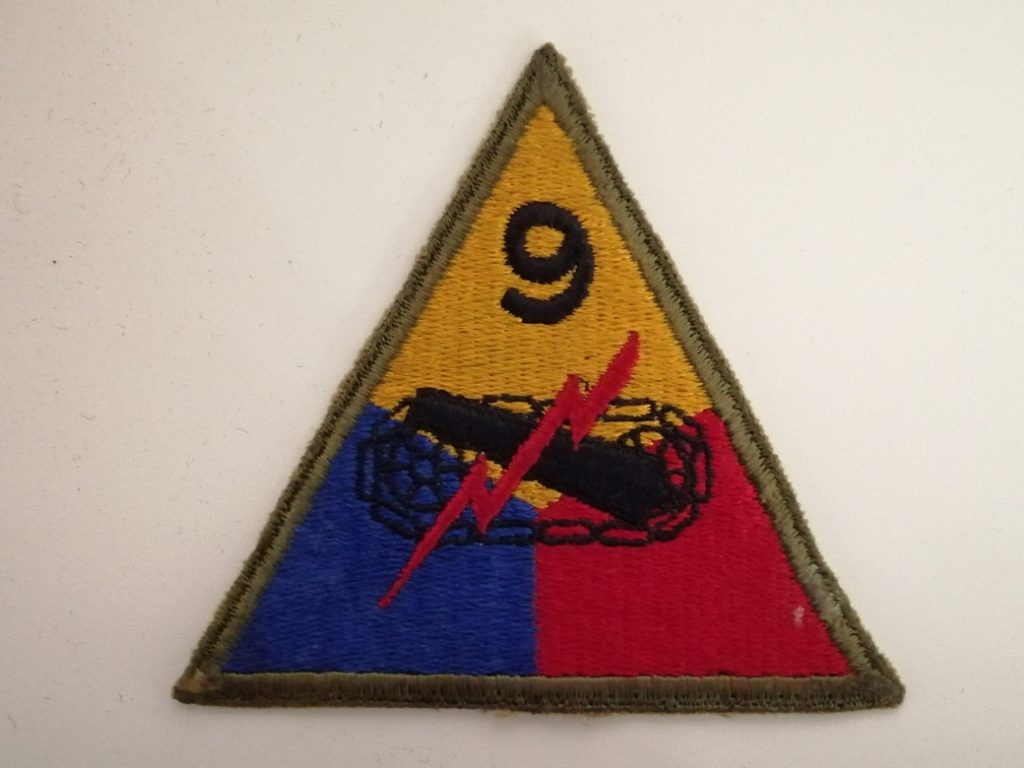 9° ARMORED DIVISION (green back) – Militaria Jeep 35